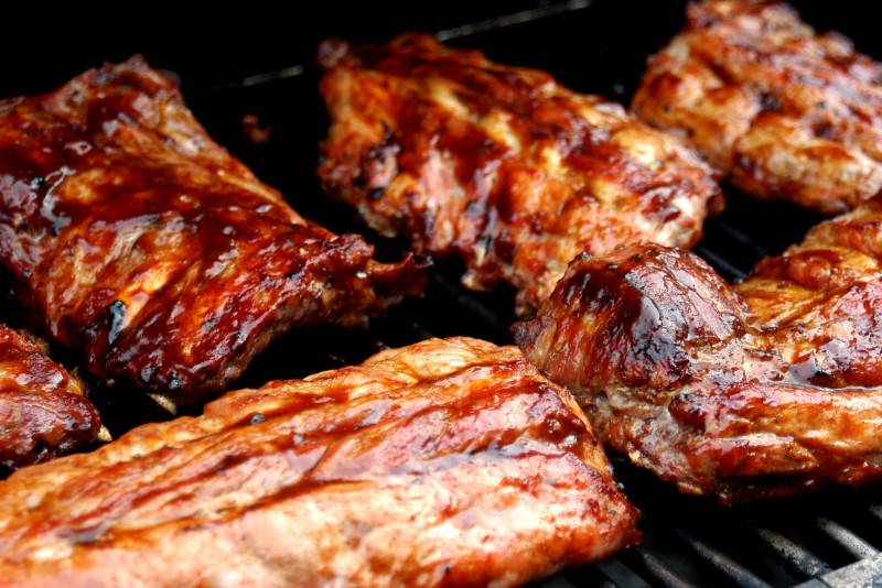 Maple Glazed Pork Ribs - New England Cooks